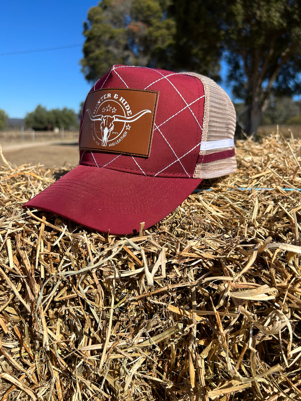 Maroon Trucker Caps – hunterandhide